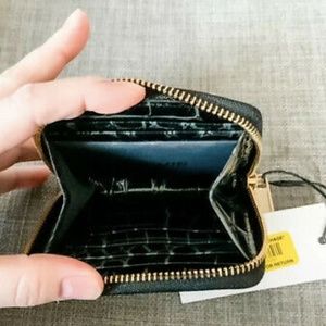 Brahmin | Bags | Nwt Brahmin Mini Suri Black Veil Leather Wallet | Poshmark